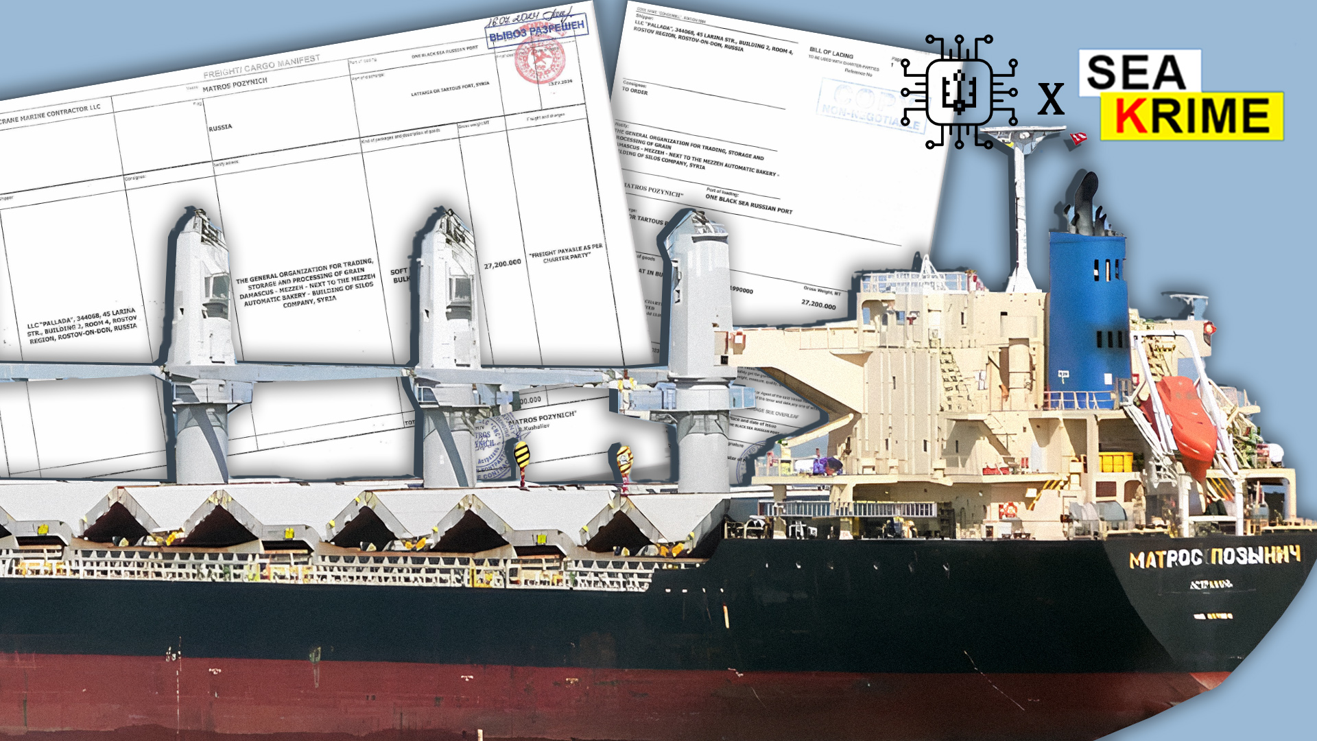 MATROS POZYNICH: Херсонська Пшениця Вивозиться в Сирію - KibOrg